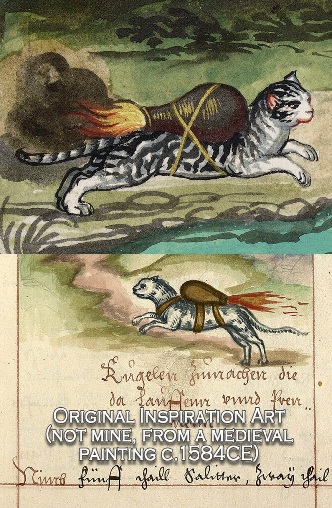 Medieval Cats (Set 1: Zoomies) – Sam In Japan